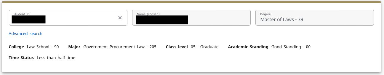 DegreeMAP for LLM Students | GW Law | The George Washington University
